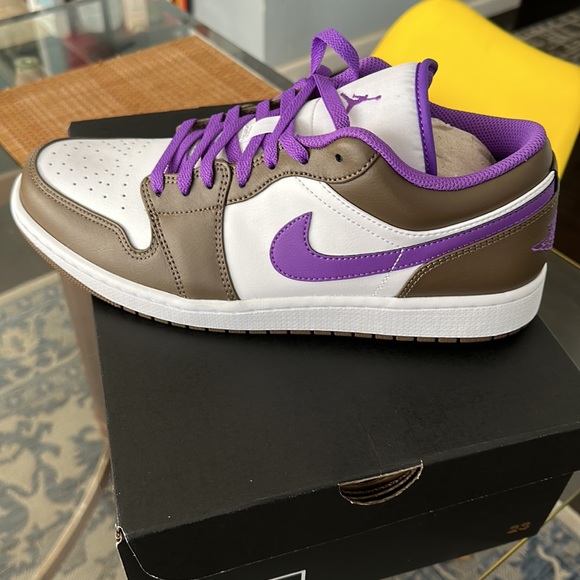 Nike | Shoes | Brand New Air Jordan Lows Size 12 Mens Mocha N Berry ...